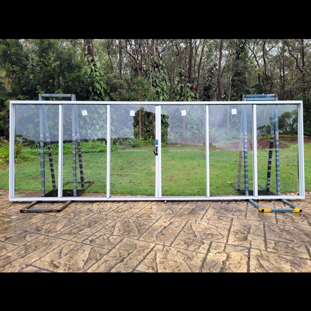 Sliding Aluminium Centre Opening Stacker Door