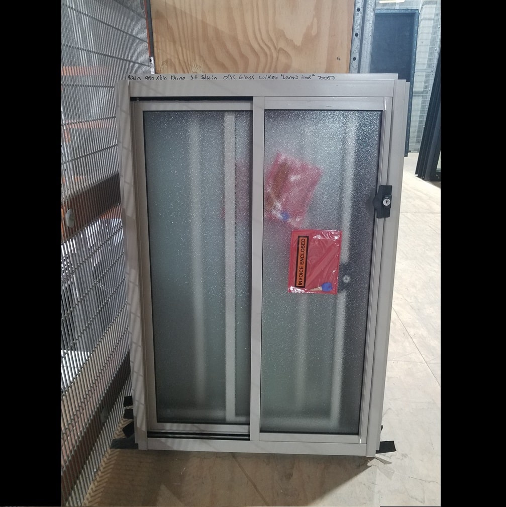 Sliding Window - 900h x 610w Dune w/ Obscure Glass *New Langs Factory ...